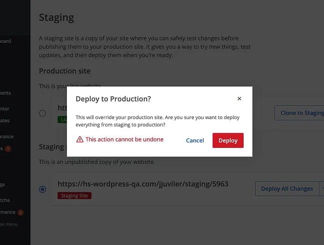 How to Build a Staging Site For Your Website (No Developer Needed)